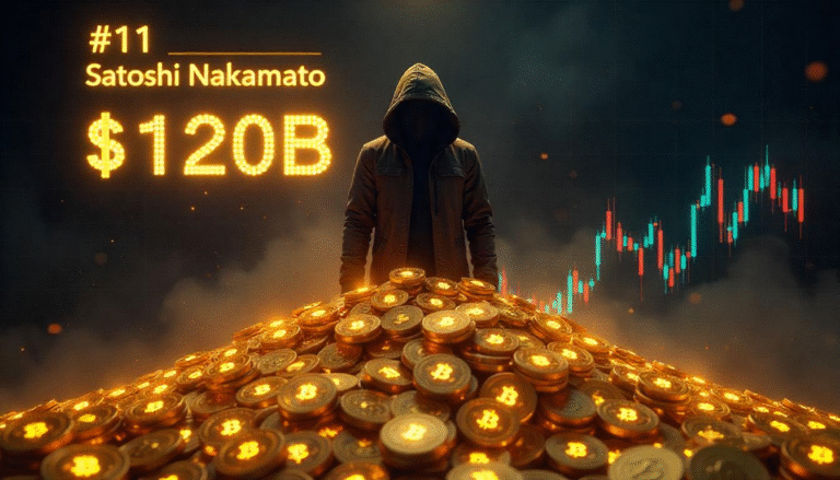 Satoshi Nakamoto Now 11th Richest with $120B Bitcoin | Live Bitcoin News