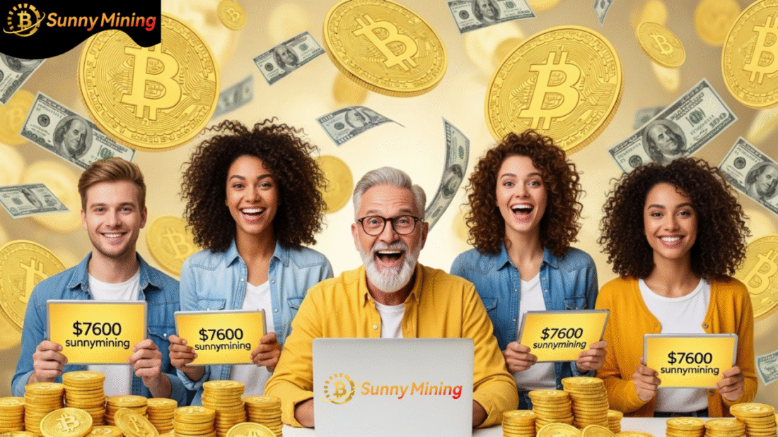 One-click cloud mining: SunnyMining allows ordinary people to earn $7,600 a day | Live Bitcoin News