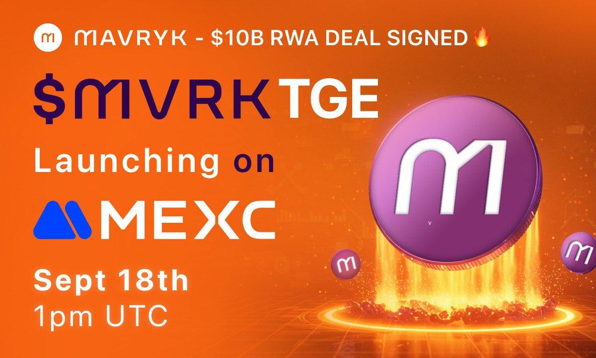 RWA Blockchain Mavryk Announces Mainnet Token Launch on MEXC | Live ...