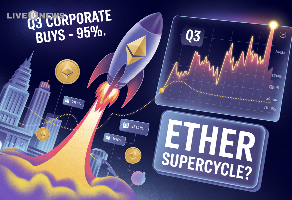 ETH News: 95% of Corporate ETH Purchases in Q3 - Is an Ether Supercycle Brewing? | Live Bitcoin News