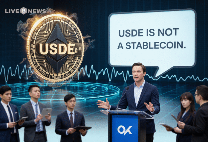 Crypto News: Ethena's USDe Is Not A Stablecoin, OKX Founder Says | Live ...