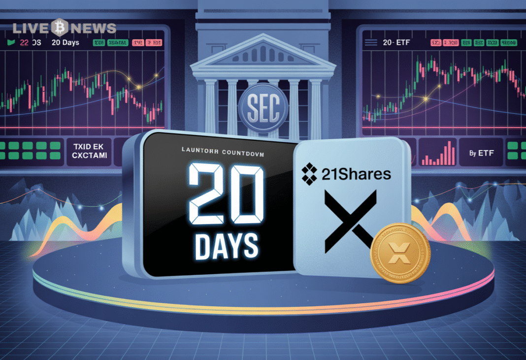 XRP News: 21Shares Launches 20-Day Countdown for XRP ETF Following SEC Filing | Live Bitcoin News