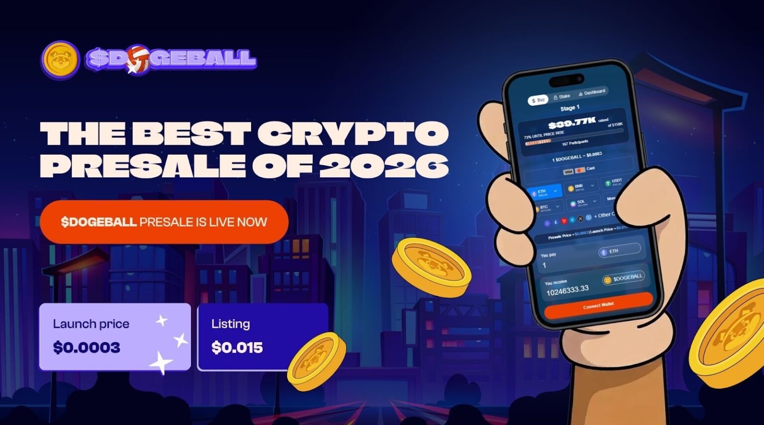 Best Crypto Presales in February 2026: How DOGEBALL’s 50x Potential ...