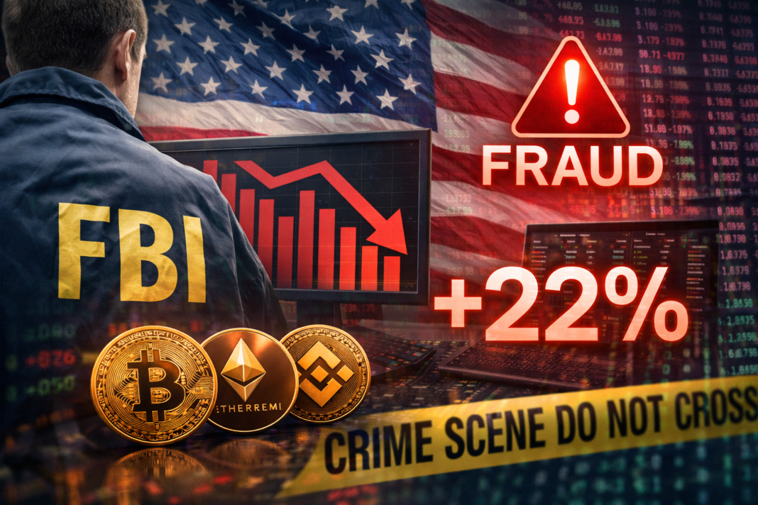 FBI Reports 22% Jump in Crypto Fraud Losses Across US | Live Bitcoin News